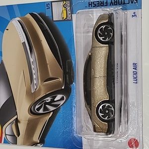 Toys | Hot Wheels Car Gold Lucid Air | Poshmark